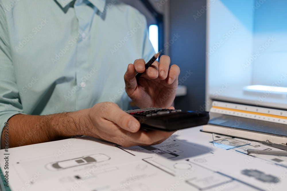 an engineer is using calculator to find the correct numbers for ...