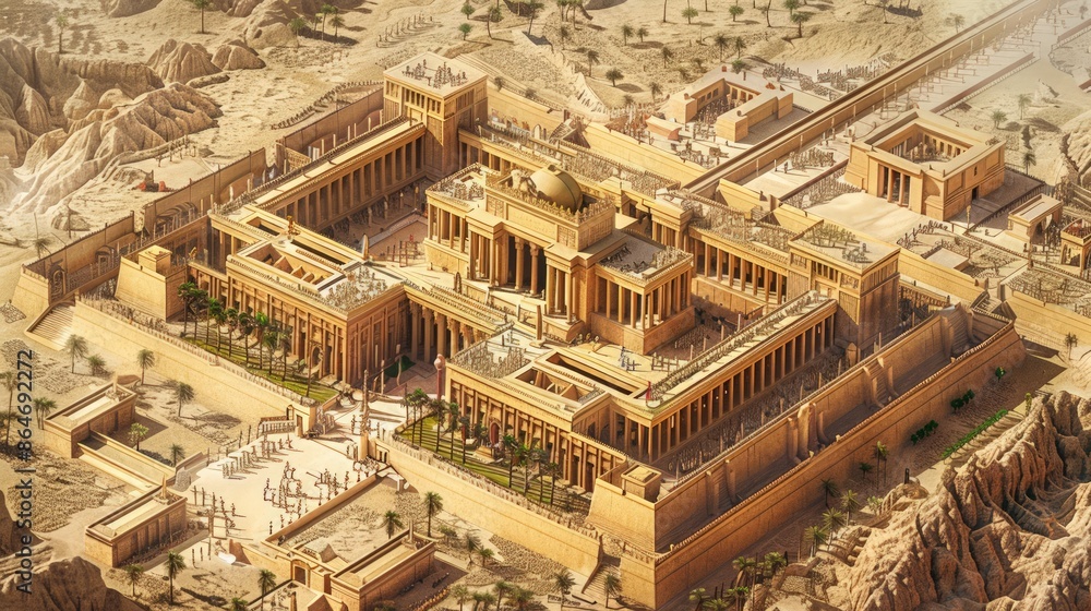 layout of Persepolis during the Achaemenid Empire in the 6th century ...