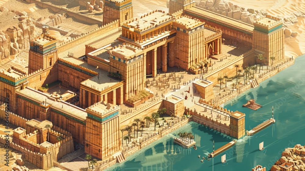 layout of Persepolis during the Achaemenid Empire in the 6th century ...