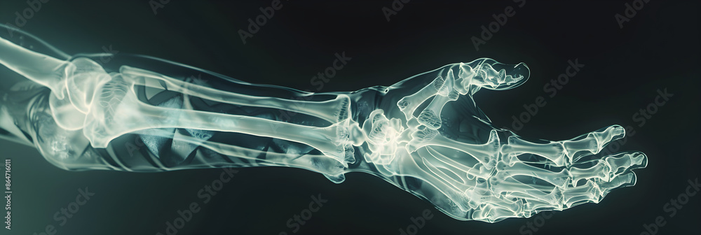 In-Depth Exploration of Human Anatomy: X-Ray Effect Overlay Revealing ...