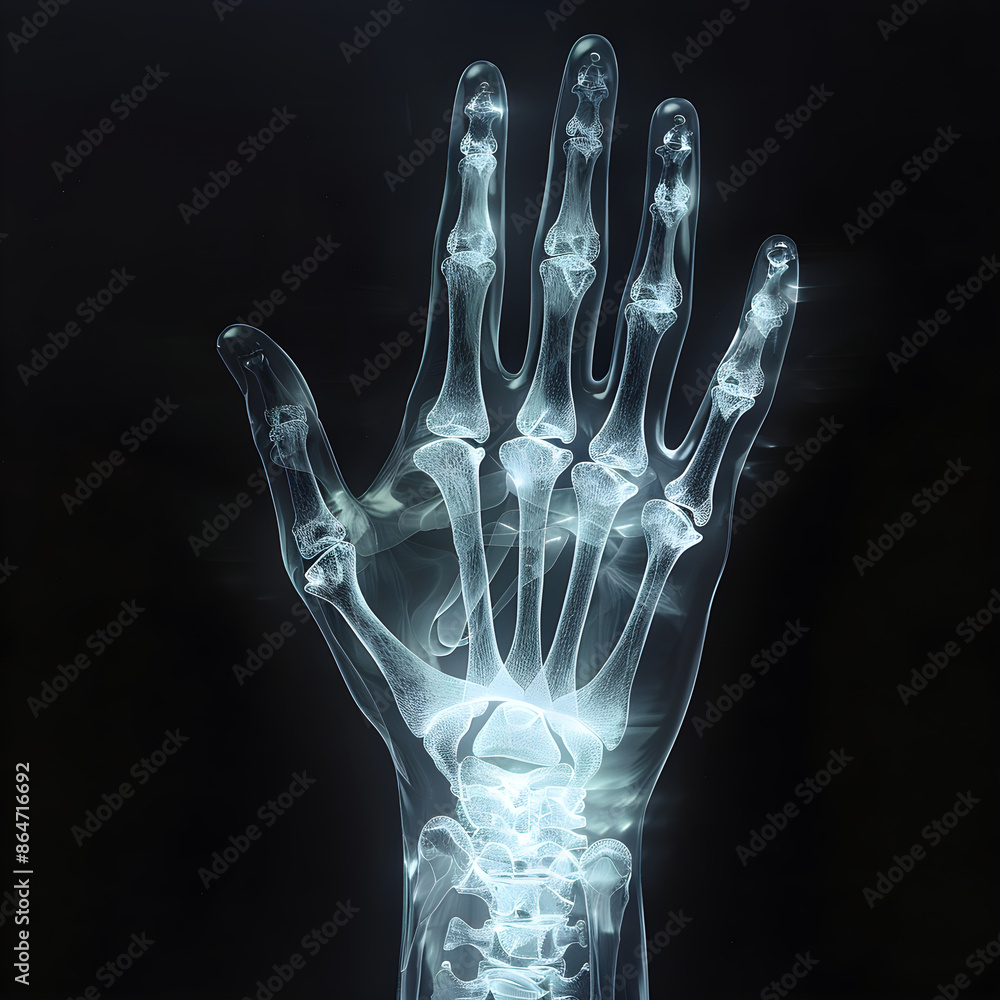 In-Depth Exploration of Human Anatomy: X-Ray Effect Overlay Revealing ...