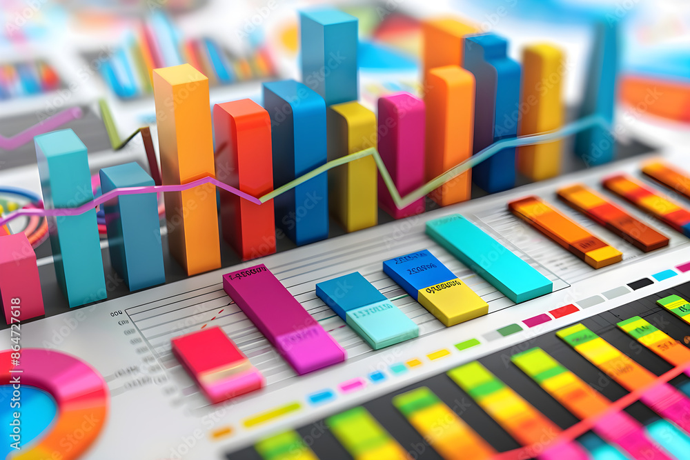 Comprehensive Data Analytics Visuals: Bar Graphs, Pie Charts, and Line ...