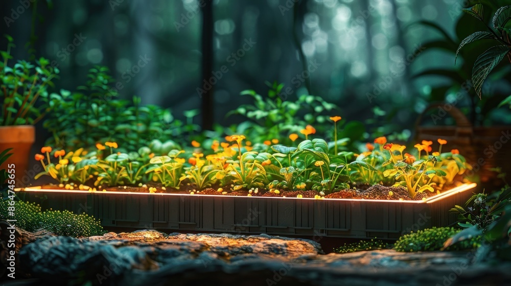Develop a mock-up grow light prototype with smart sensors for automated ...