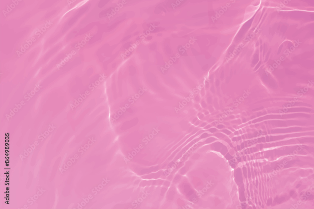 Pink water splashes on the surface ripple blur. Defocus blurred ...