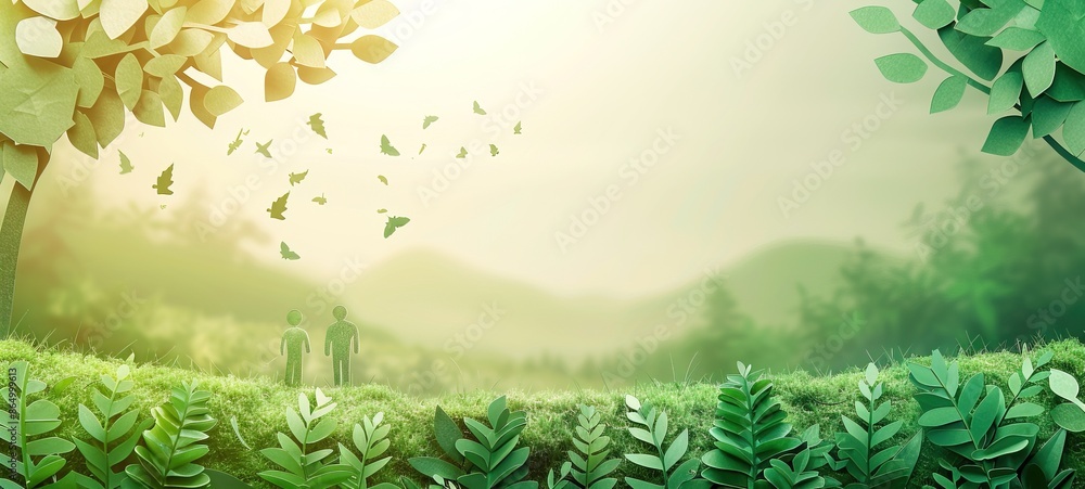 Environmental protection background, world environment day background ...