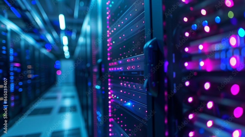 Edge computing technology within large-scale server room, security ...