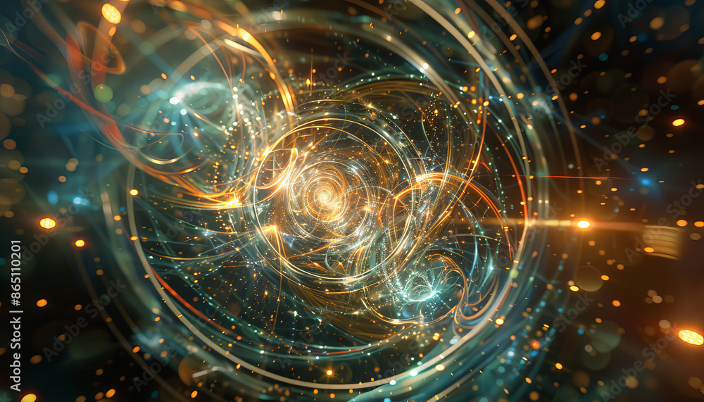 Visualize subtle fluctuations in energy and virtual particles popping ...