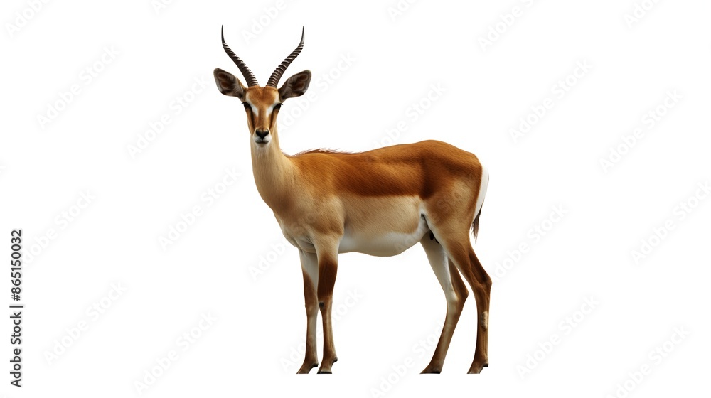 3. Produce a realistic digital rendering of a Red Lechwe in its natural ...