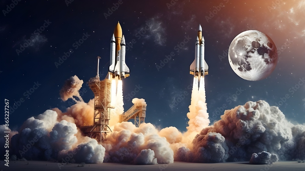 rocket launch to the moon for commercial success, financial ...