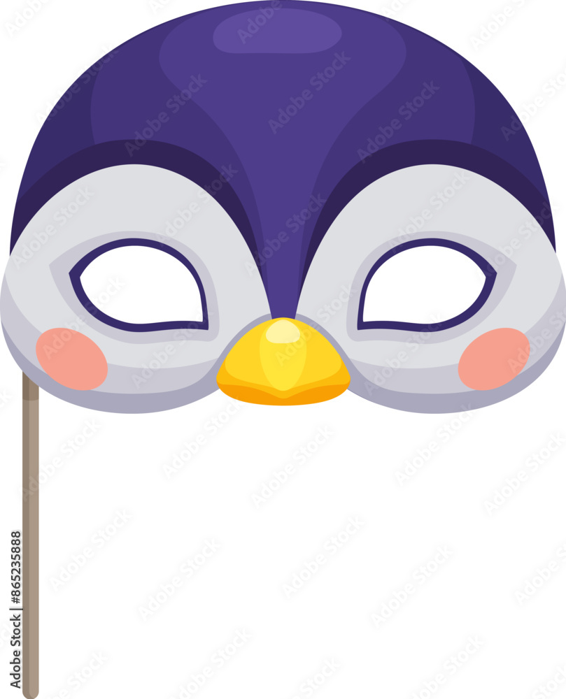 Penguin mask, kids birthday party carnival costume for masquerade ...