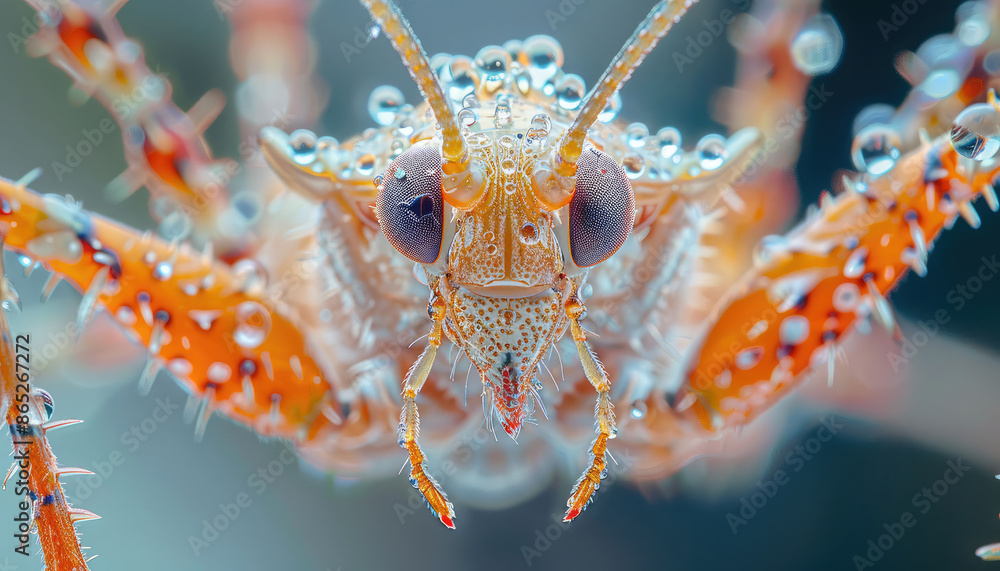 Close-Up Macro Shot of an Assassin Bug, for Nature Photography ...