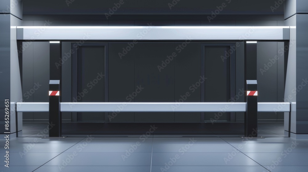 Providing security for building entrances and car entrances with ...