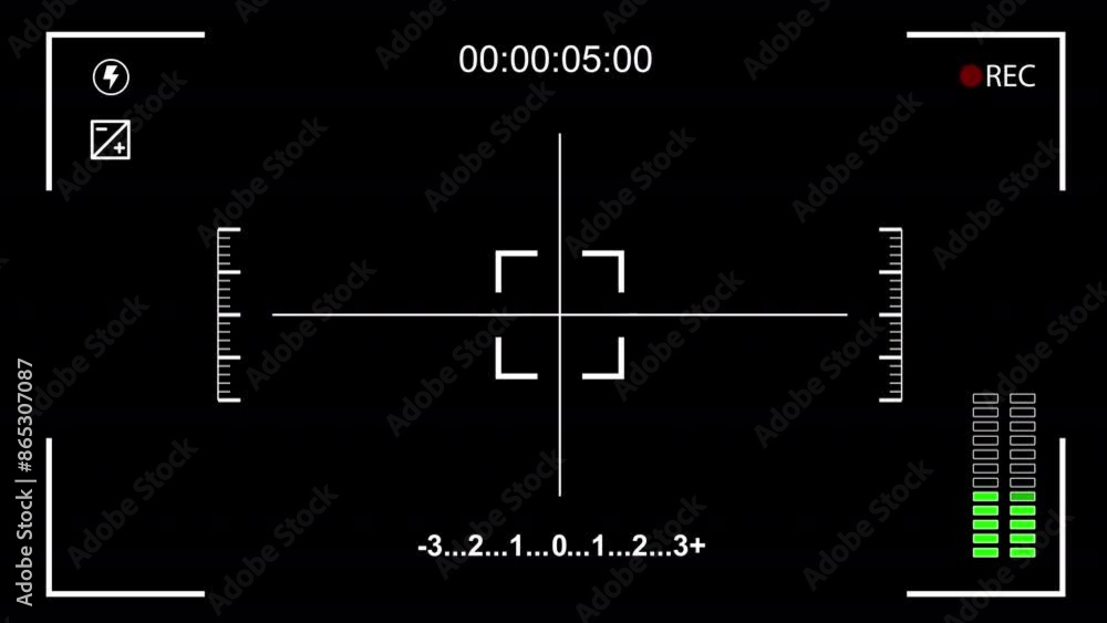 This package contains 9 camcorder viewfinder overlays. You can use them ...