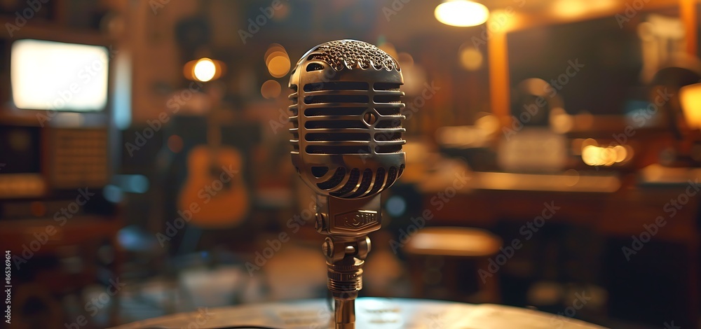 Relive the golden age of radio with a real photo showcasing an old ...