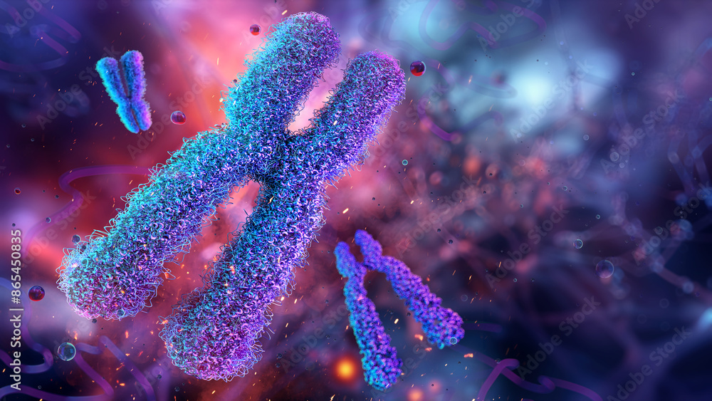 Human X chromosomes, karyotype, structure, division in genetic ...