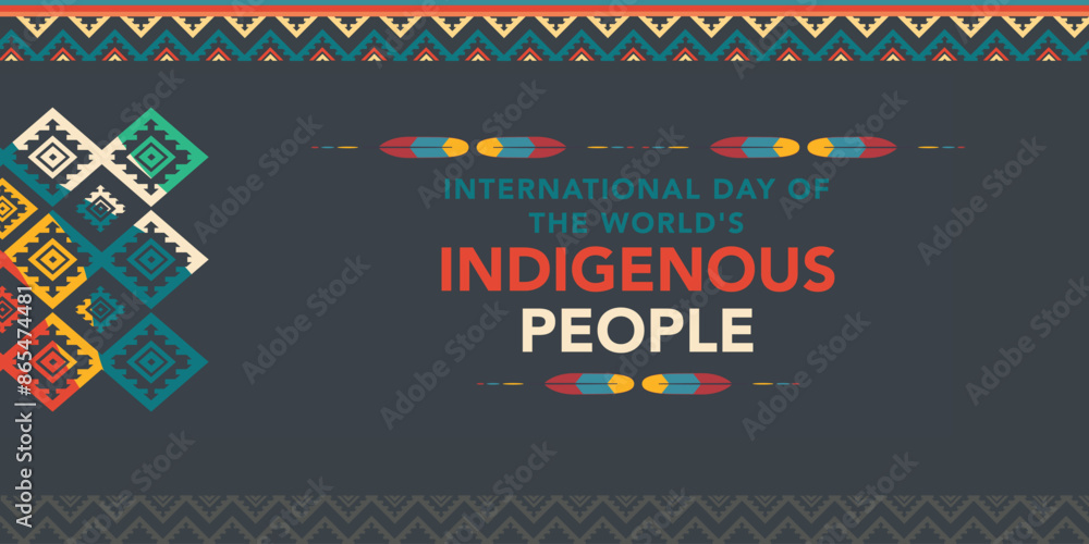 Vector Illustration for World Indigenous People Day on August 9 to ...