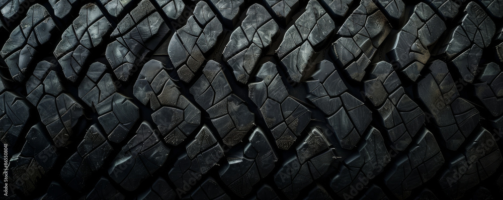 Tire texture, car rubber for background, car wheel tread for design ...