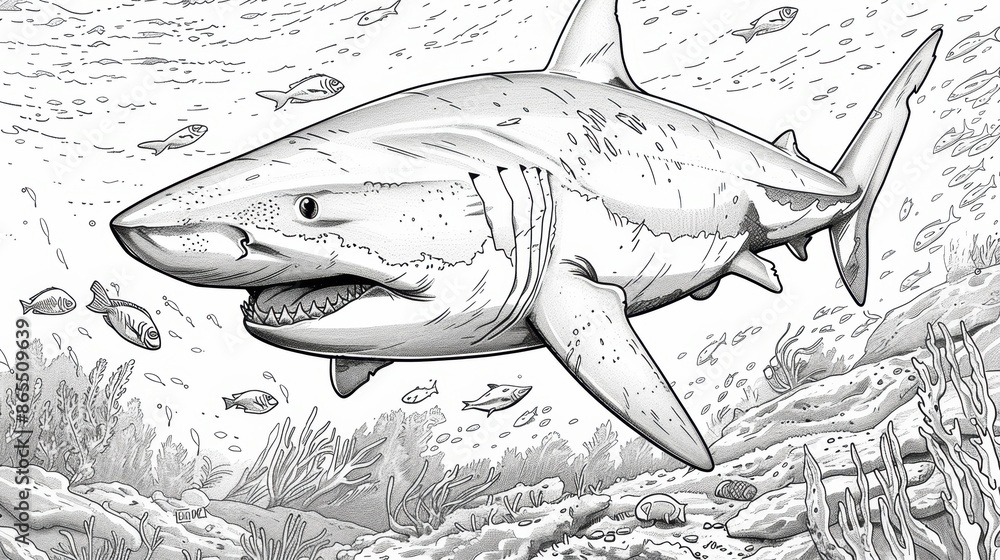Discover the beauty of sharks with this engaging coloring book. Each ...