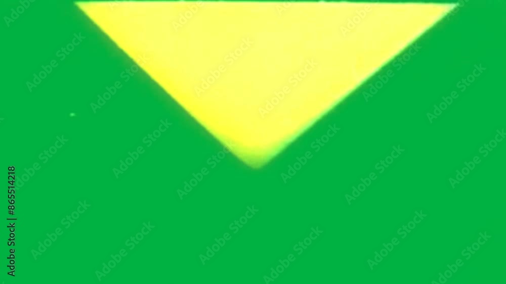 Vintage animated transition with a split Green Screen and Yellow Screen ...