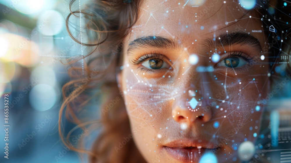 Foto de AI-based image recognition software identifying objects in ...