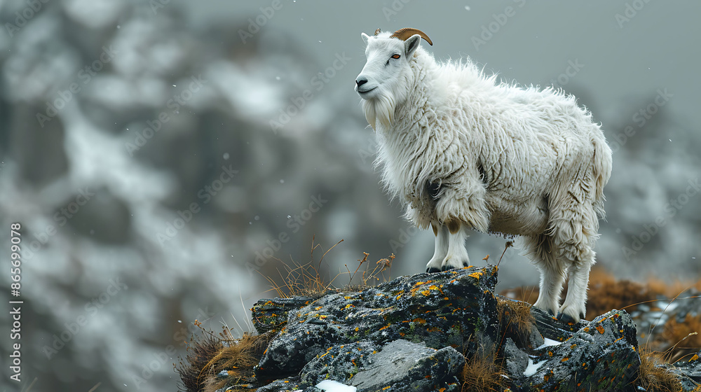 Alpine wildlife mountain goats using Sony FE 70200mm f28 GM OSS using a ...
