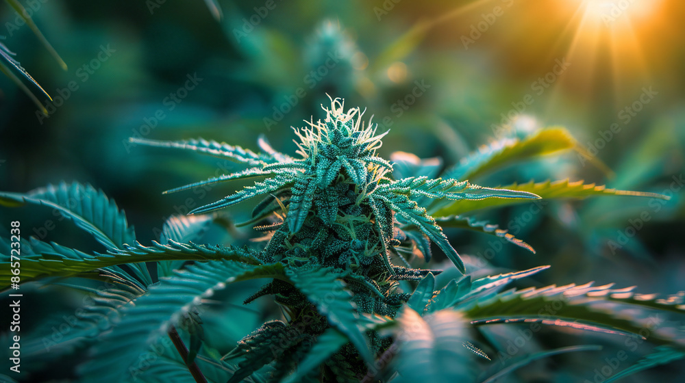 green marijuana leaf, cannabis, plant, close up, macro, marijuana, leaf ...