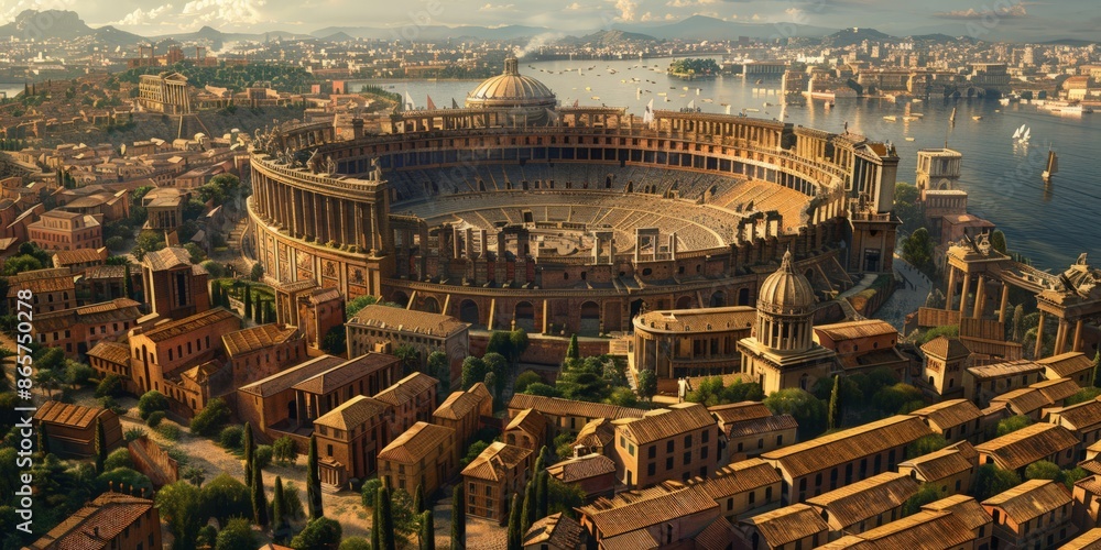 Ancient Roman city of Colonia Ulpia Traiana, known for its grand ...