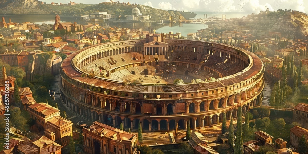 Ancient Roman city of Colonia Ulpia Traiana, known for its grand ...