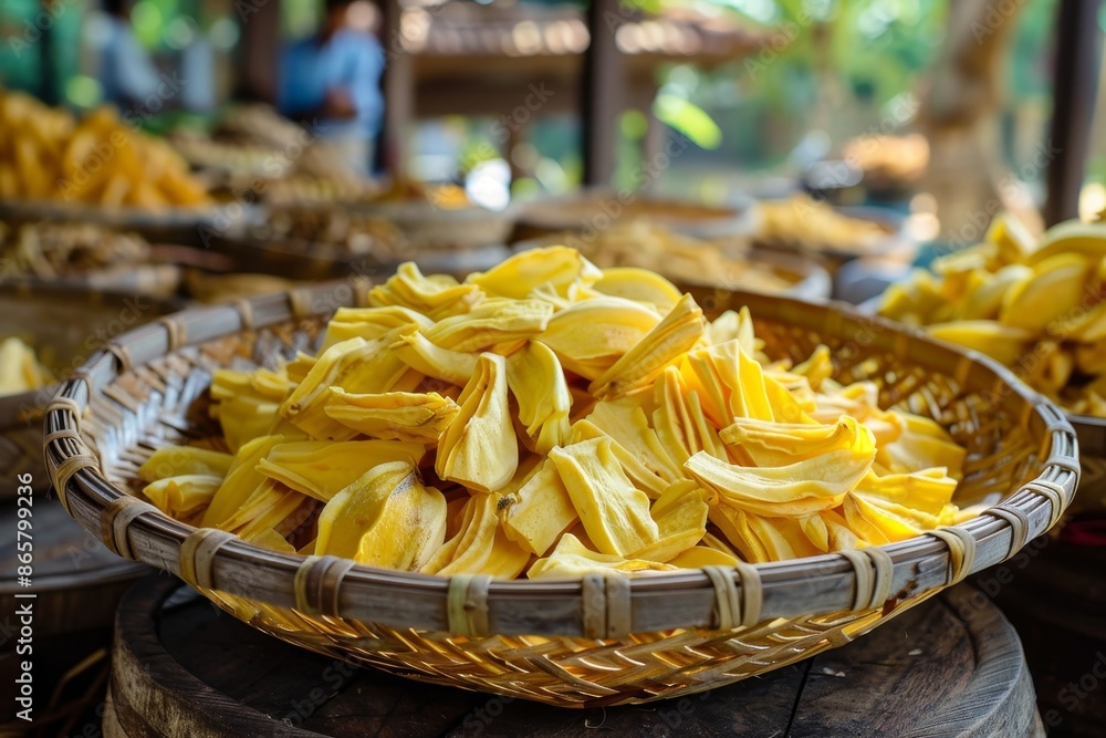 Jackfruit Chips a common food souvenir from Malang East Java made from ...