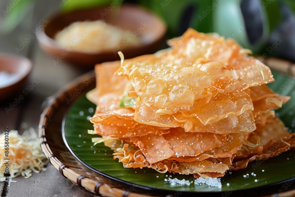 Karupuak Sanjai is a traditional West Sumatran crispy snack made from ...