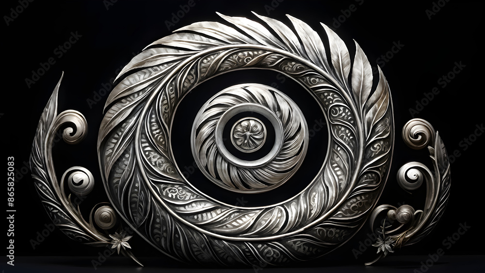 The Maori koru is a helical form that represents the concept of ...