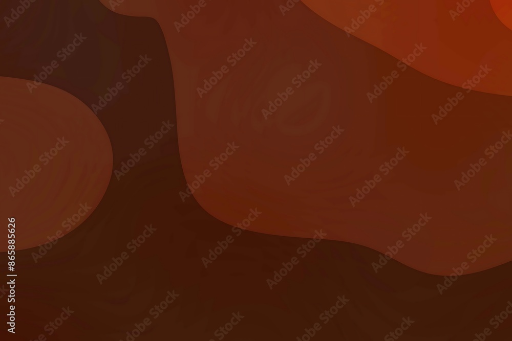 Red orange gradient background, with simple flat style shapes that have ...