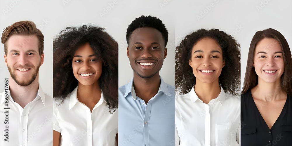 Diverse group of young professionals collaborate as a multicultural ...