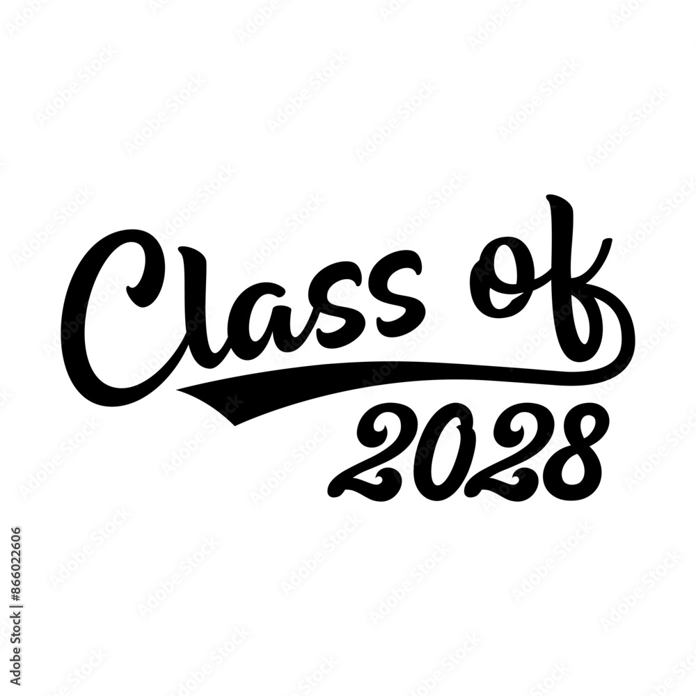 Class of 2028 design, College t-shirt design printable text vector ...