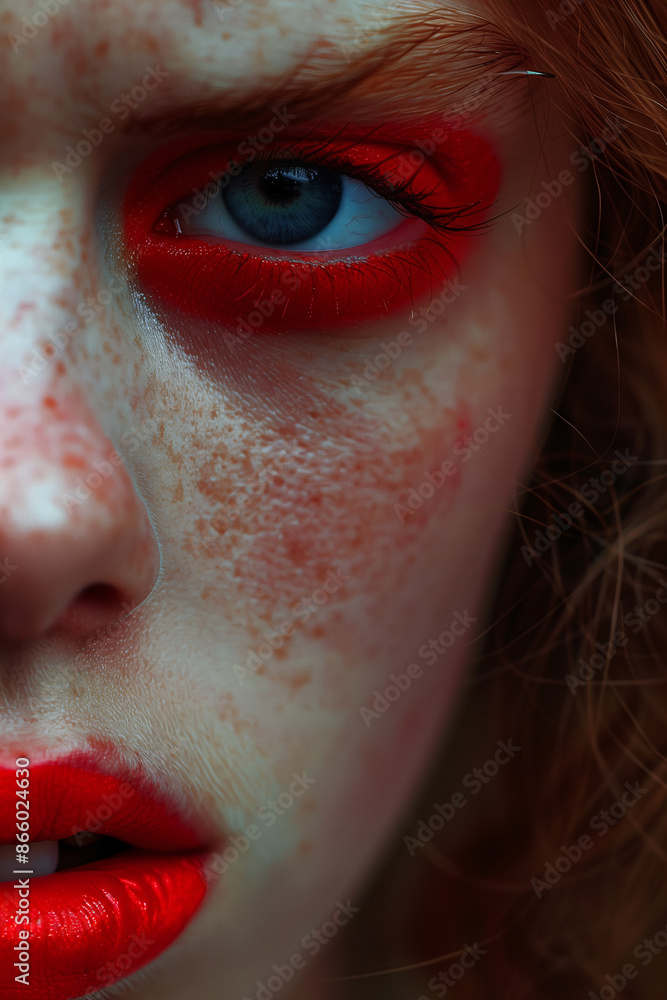 Red in the Face: A close-up of a person's face flushed red with anger ...