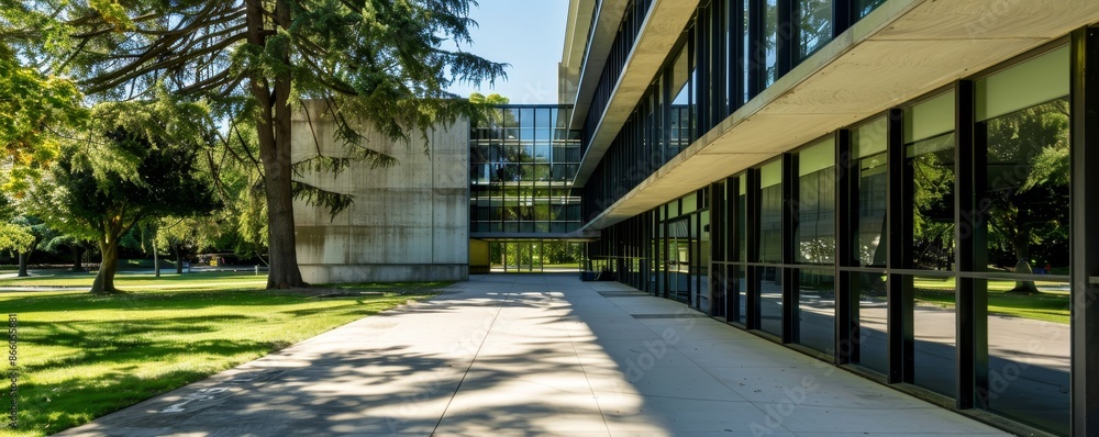 Empty minimal abstract architecture building interior or exterior ...