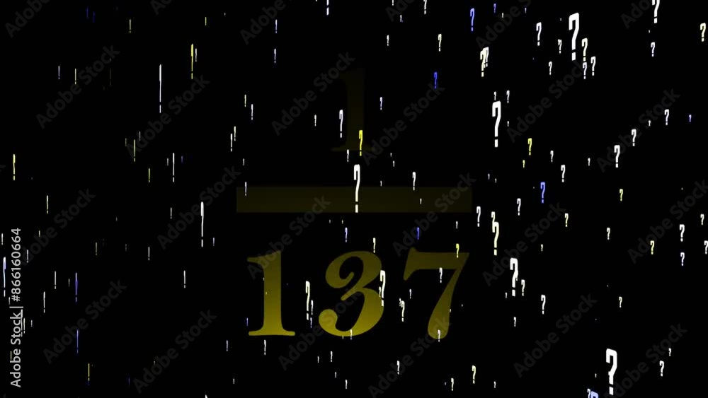 16 seconds of physics problem, the fine structure constant ( 1/137 ) in ...