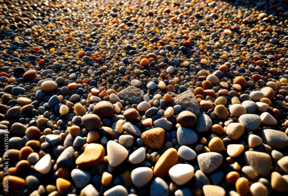 rough gravel path texture outdoor landscaping design, pebbles, walkway ...