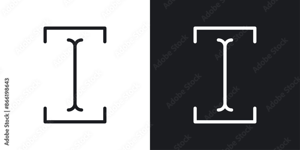 Cursor Text Icon Set Mouse Type Cursor Vector Symbol Test Edit Or Insert Pointer Sign Write
