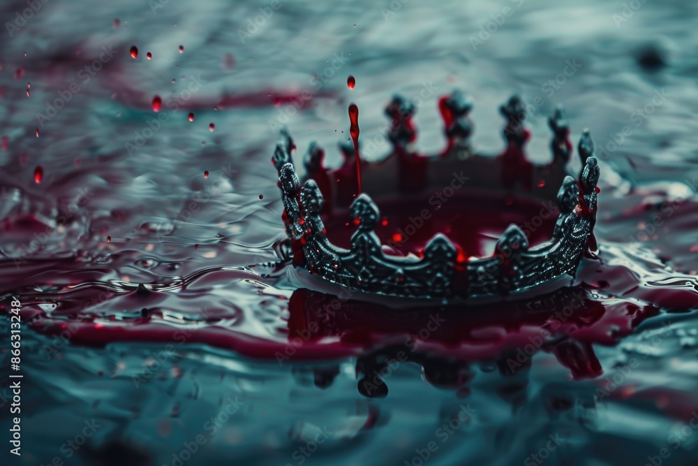 Death of a king or queen. murder and treason concept. medieval fantasy ...