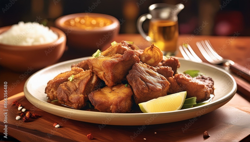 Tassot Cabrit (Fried Goat Meat) is one of the leading dishes in Haitian ...