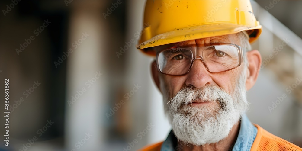Elderly construction worker faces challenges due to delayed retirement ...