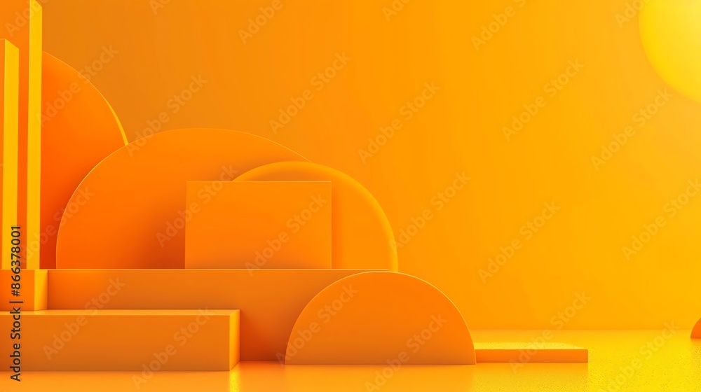 Pale yellow pastel background with space above for text flat design ...