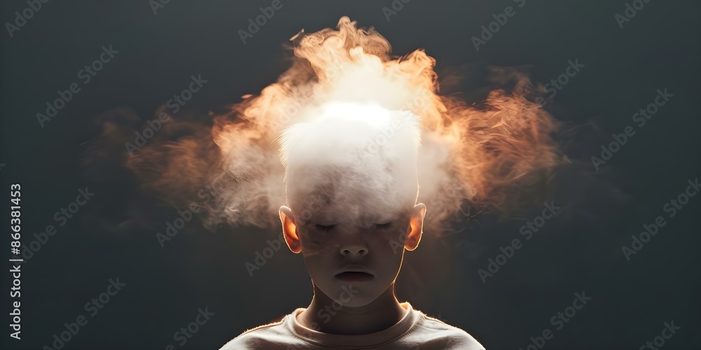 Graphic and Violent Depiction of a Child's Head Exploding. Concept This ...