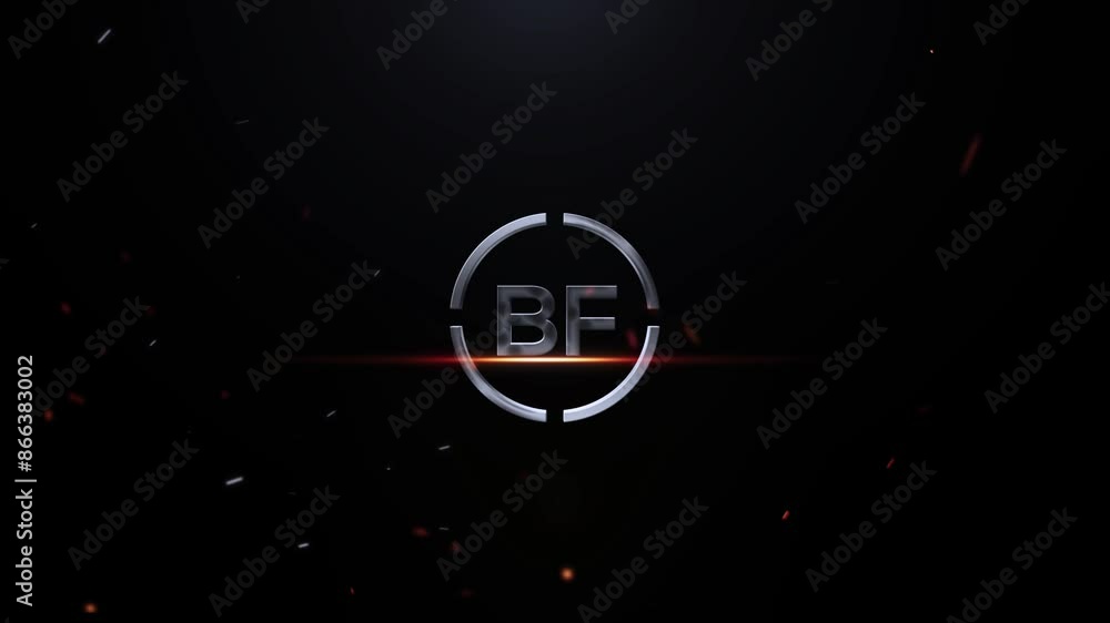 3D BF Logo Animation, Cinematic Bf fb Logo Letter Animation Videos On ...