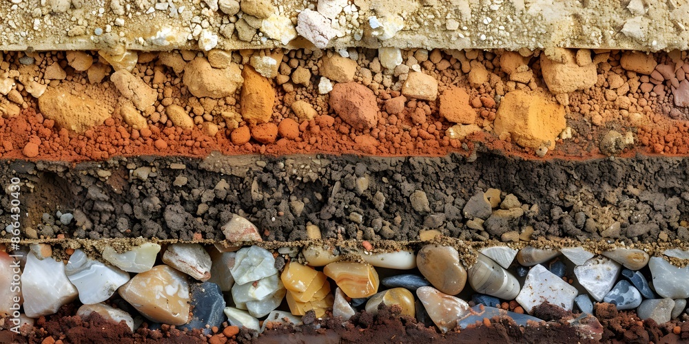 Exploring the Colors and Textures of Earth's Surface A Cross-Section of ...