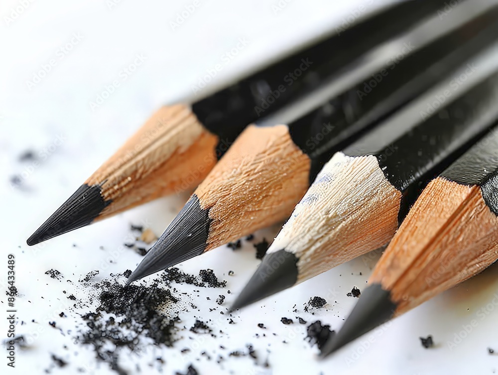 Set of blending stumps for smudging and blending pencil and charcoal ...