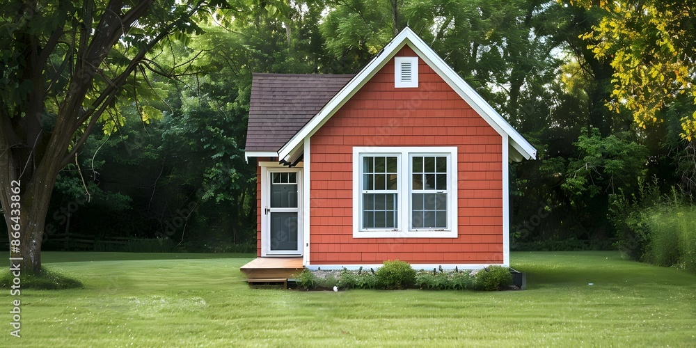 ADU, In-Law Cottage, or Tiny Home Small Dwelling Units. Concept ...