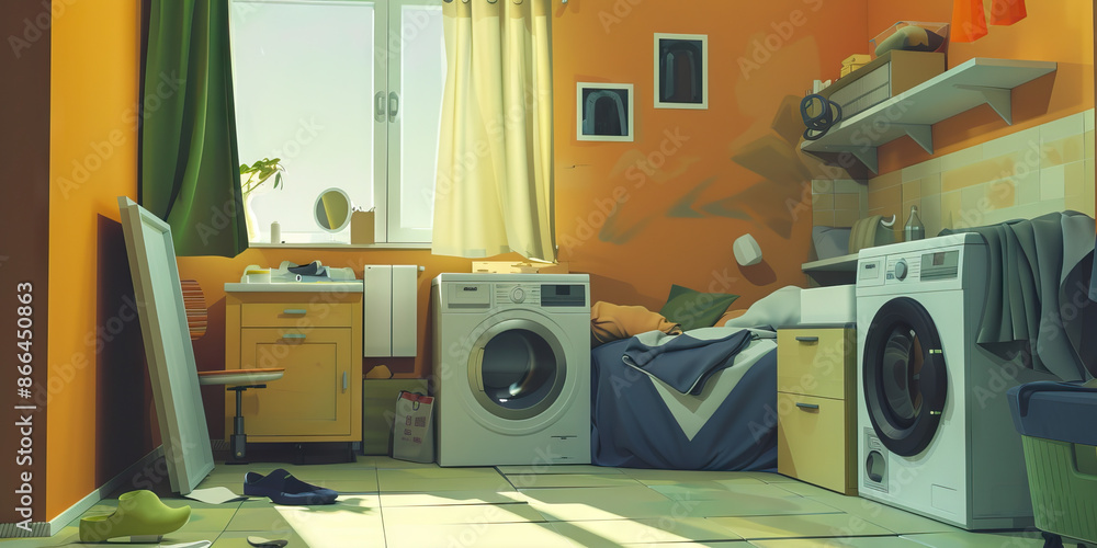 Housing Crisis: A series of photographs depicting overcrowded and ...