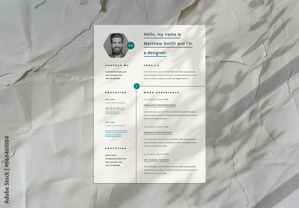 A4 Document Mockup With Paper Background and Generative ai Stock ...